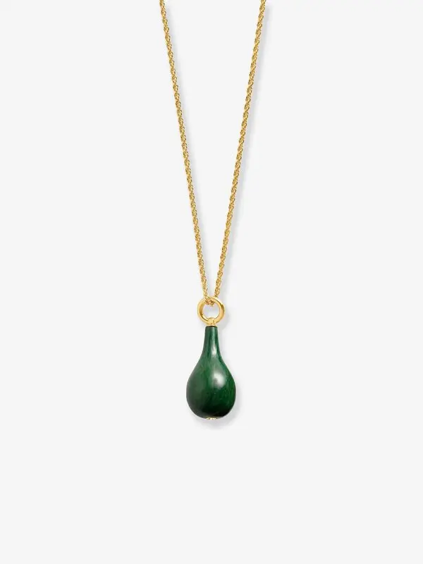 TOTEME Medium Jade Drop Necklace - Multicolor