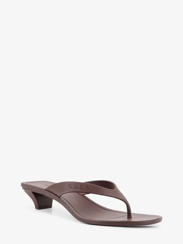 Gucci Vittoria Rubber Flip-flop Sandals