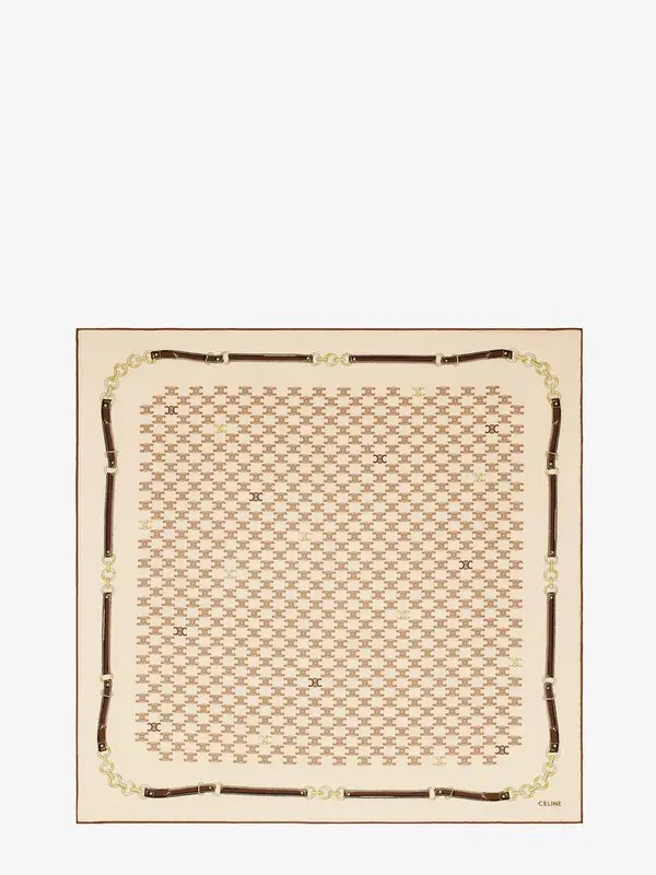 Celine Bandana Silk Foulard - Multicolor