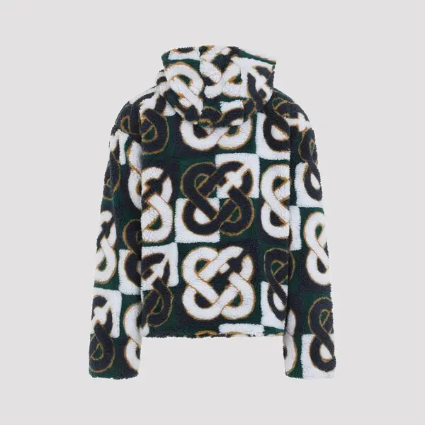Casablanca Check Monogram Fleece Jacket - Multicolor