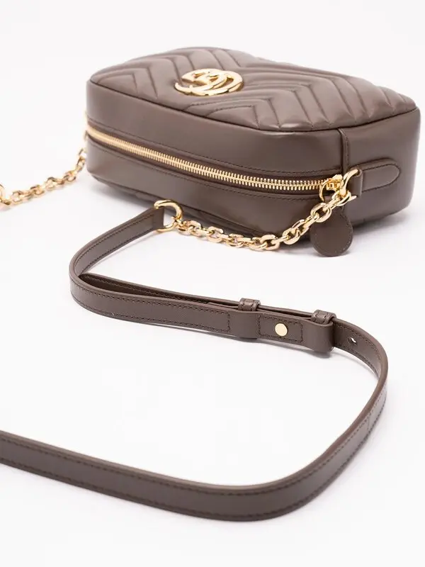 Gucci Gg Marmont Quilted Lambskin Crossbody Bag - Multicolor