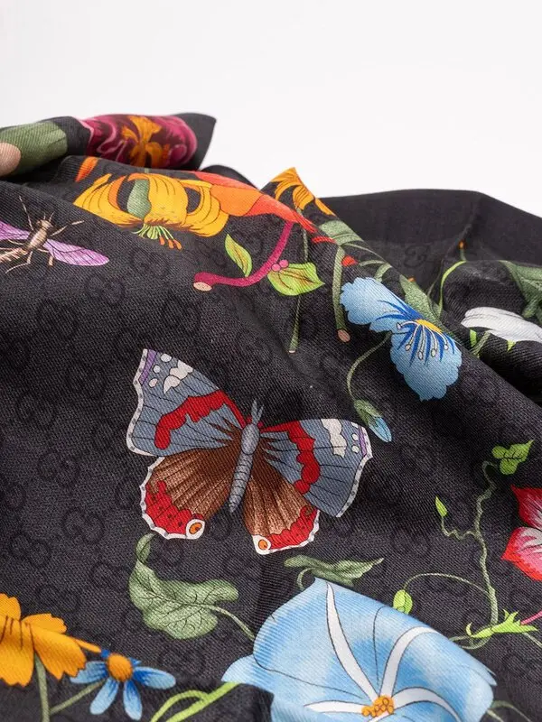 Gucci Flora` Foulard - Multicolor