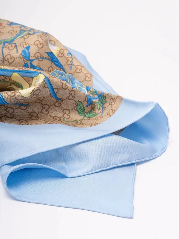 Gucci Flora` Foulard - Multicolor