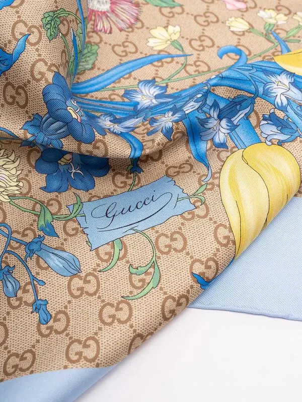 Gucci Flora` Foulard - Multicolor