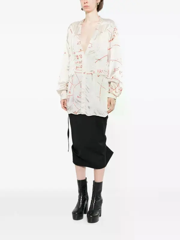 Rick Owens Larry Fogpocket Shirt