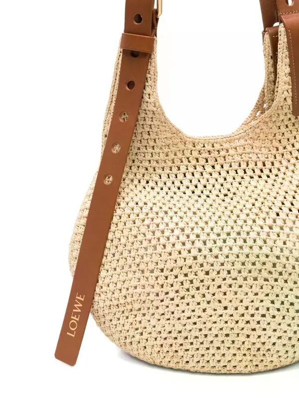 Loewe X Paula's Ibiza Woven Shoulder Bag