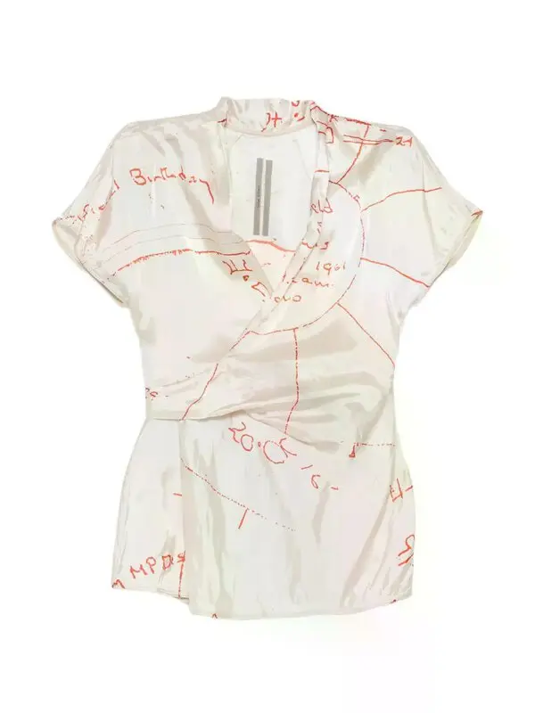 Rick Owens Wrap Blouse