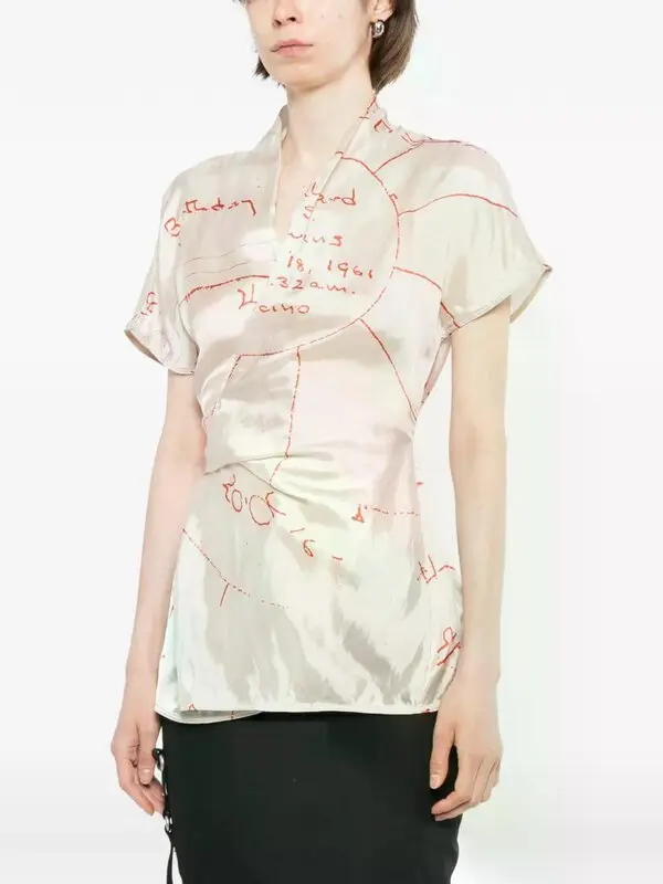 Rick Owens Wrap Blouse