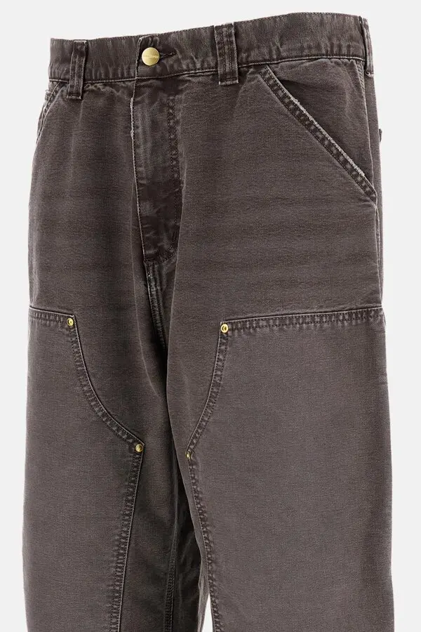 Carhartt Work In Progress Dearborn Organic Cotton Canvas Trousers - Brown