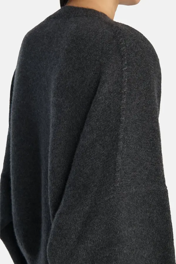Khaite Margaux Knit Sweater - Grey