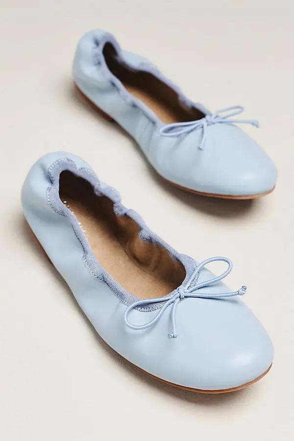 TONY BIANCO Chelsea Ballet Flats - Sky Nappa