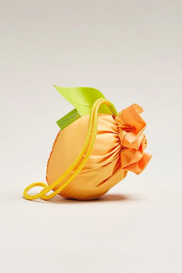 BEIS X Poppi Reusable Shoppg Tote - Mango