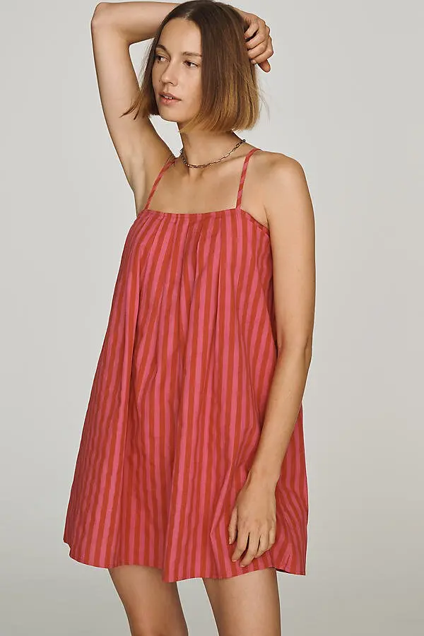 RAISONNEL Square-neck Mi Dress