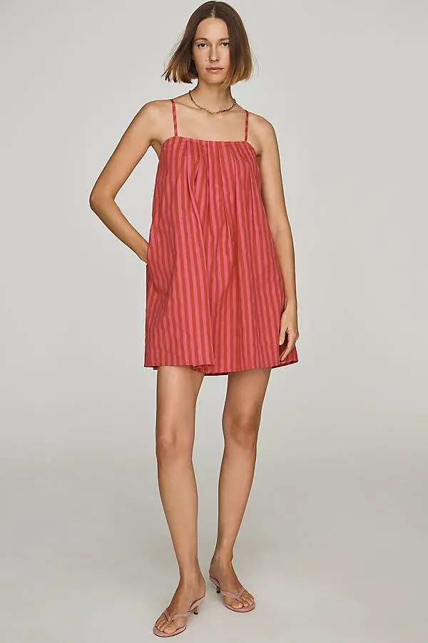 RAISONNEL Square-neck Mi Dress