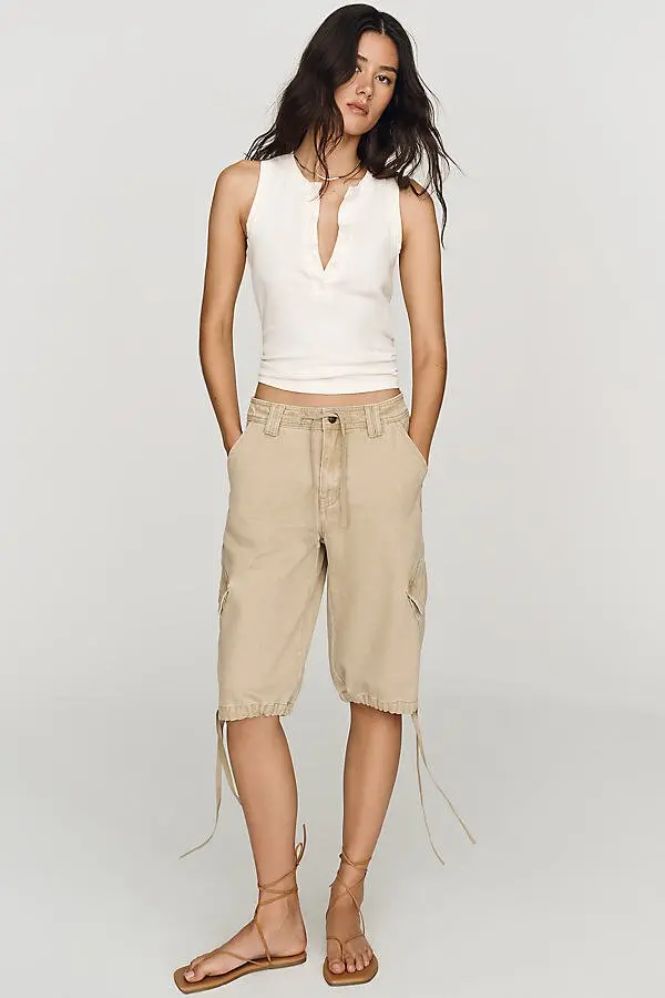 Lioness Cotton Apres Shorts