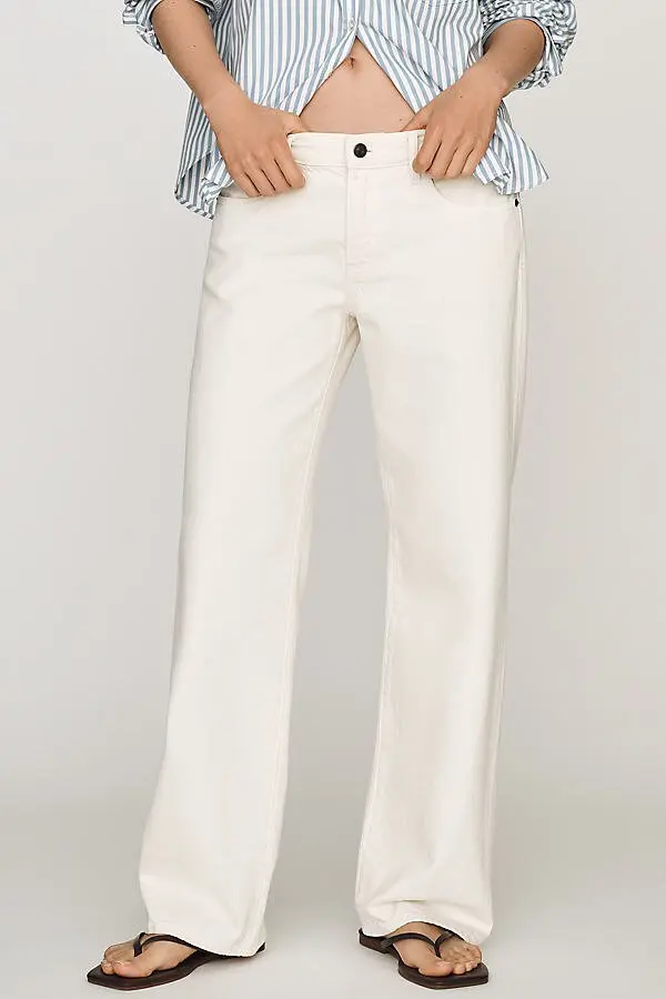 FRAME The Saturday Low Rise Straight Jeans