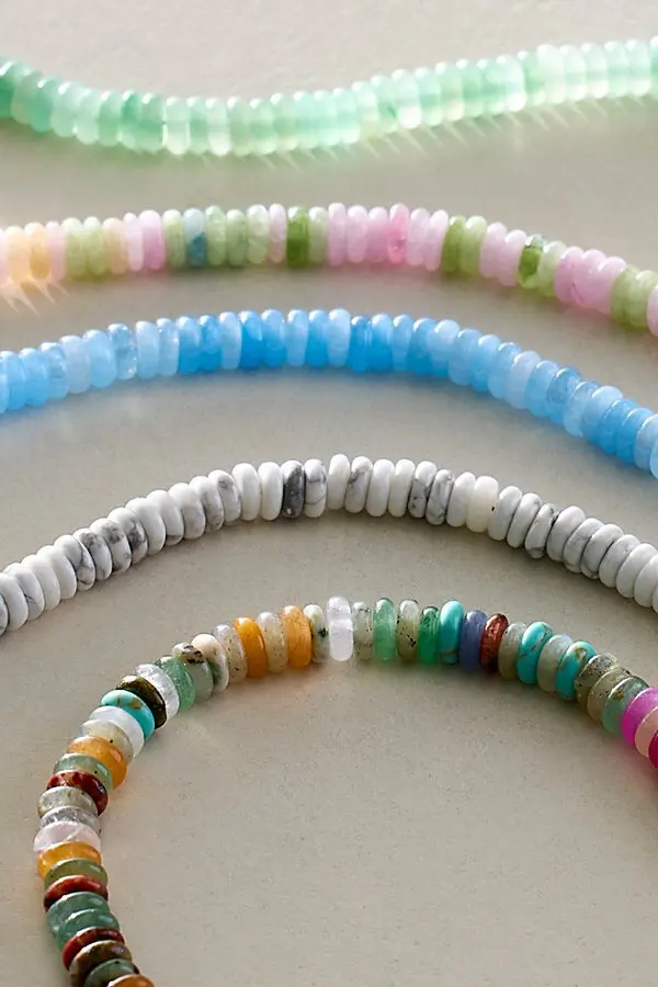 ALV Anguilla Beaded Anklet - Spring
