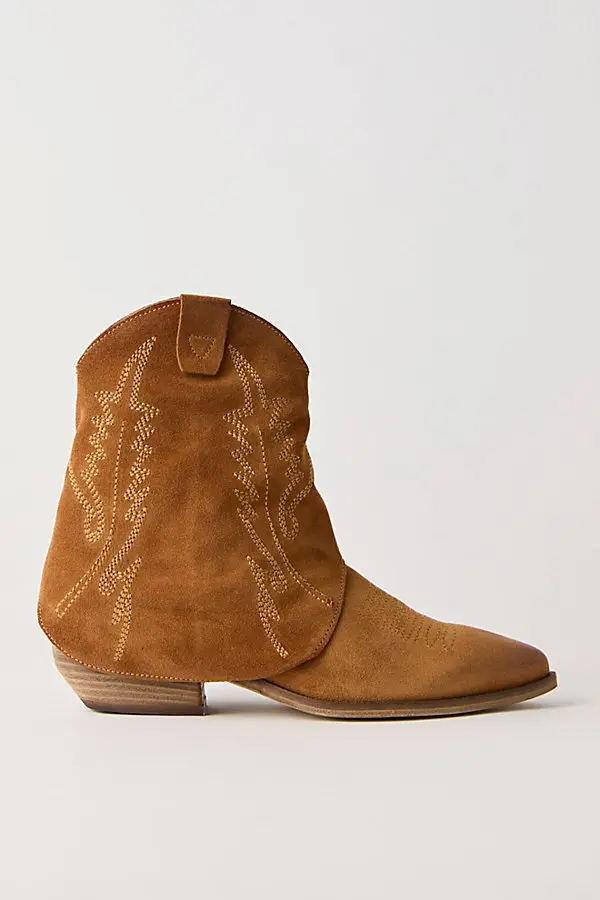 Free People Asher Western Ankle Boots