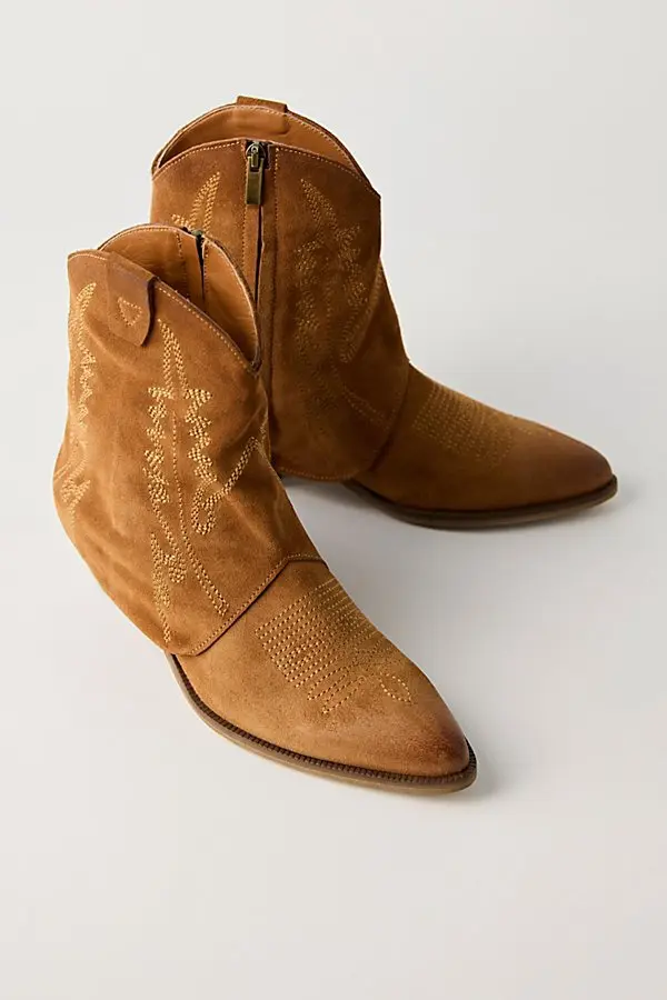 Free People Asher Western Ankle Boots