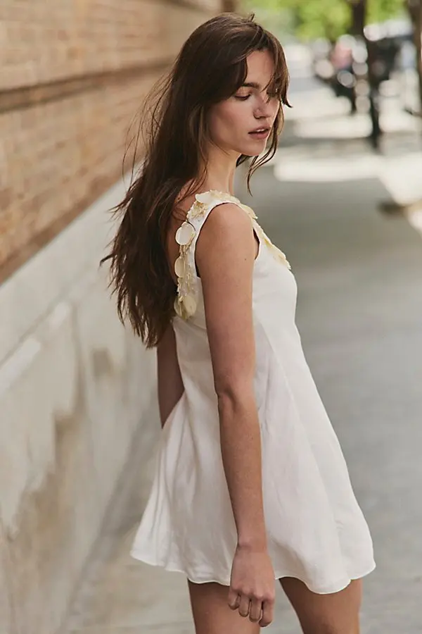 For Love & Lemons Sami Seashell Mini Dress