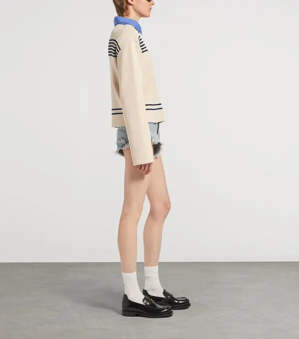 Balenciaga Cotton Striped Sweater