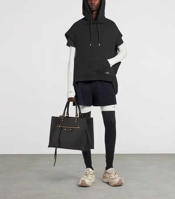 Balenciaga Cotton Sleeveless Hoodie