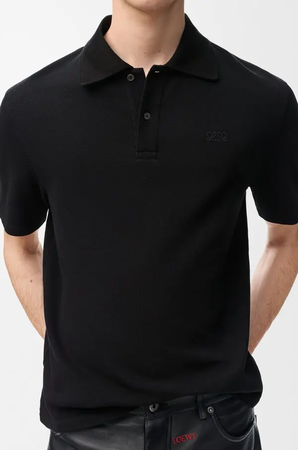 Loewe Anagram-embroidered Polo Shirt