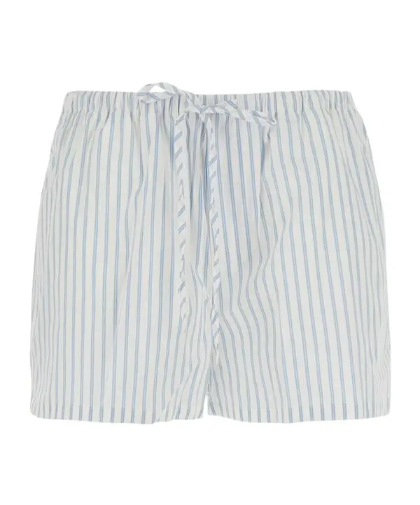 DUNST Pajama Striped Mini Shorts