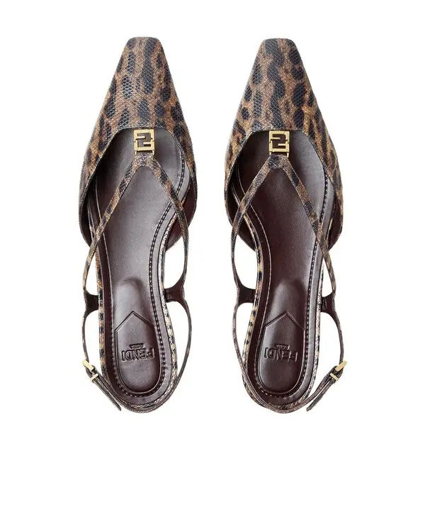 Fendi Printed Karung Flats