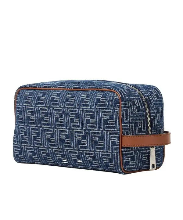 Fendi Medium Toiletry Case In Ff Jacquard