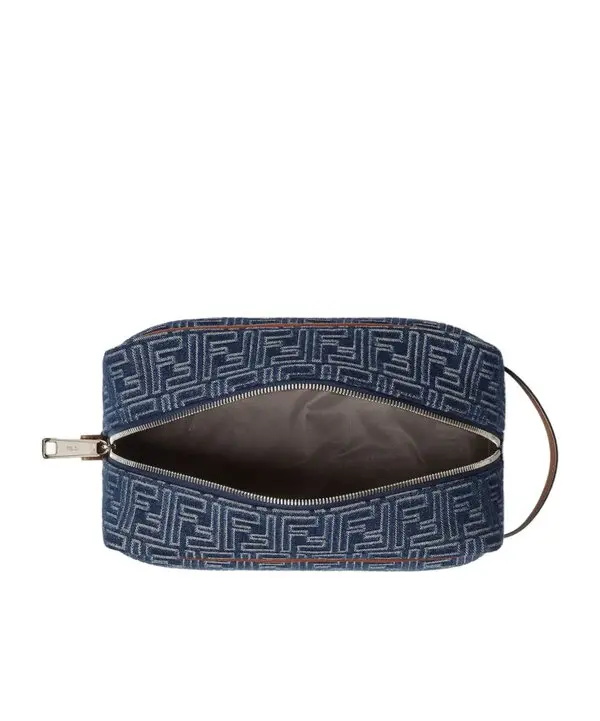 Fendi Medium Toiletry Case In Ff Jacquard
