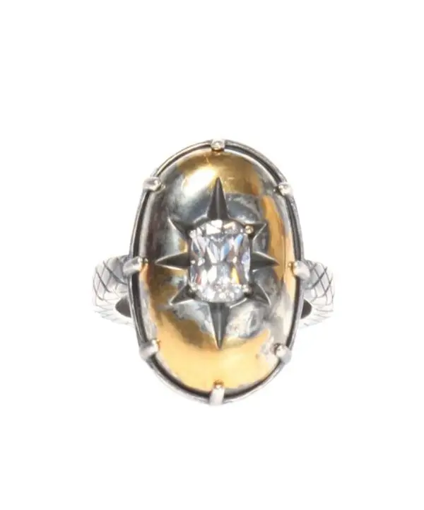 Bottega Veneta Star Detail Ring - Multicolor
