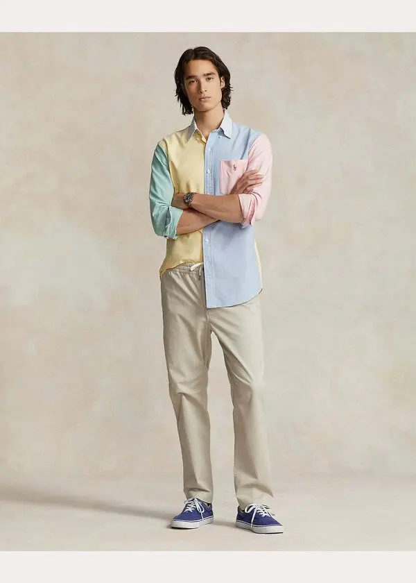 Polo Ralph Lauren Logo Embroidered Colourblock Shirt