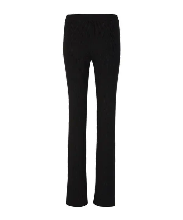 Off-White High Waist Pleated Knitted Joggers