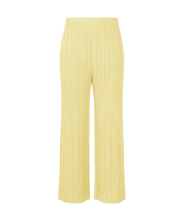 PLEATS PLEASE BY ISSEY MIYAKE Thicker Bottoms 2 Trousers - Cream