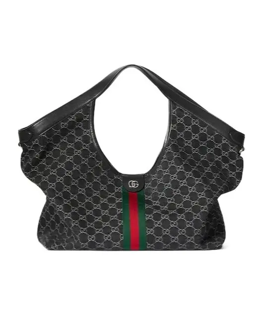 Gucci Giglio Large Tote Bag - Black