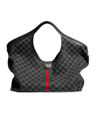 Gucci Giglio Large Tote Bag - Black