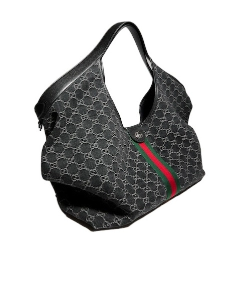Gucci Giglio Large Tote Bag - Black