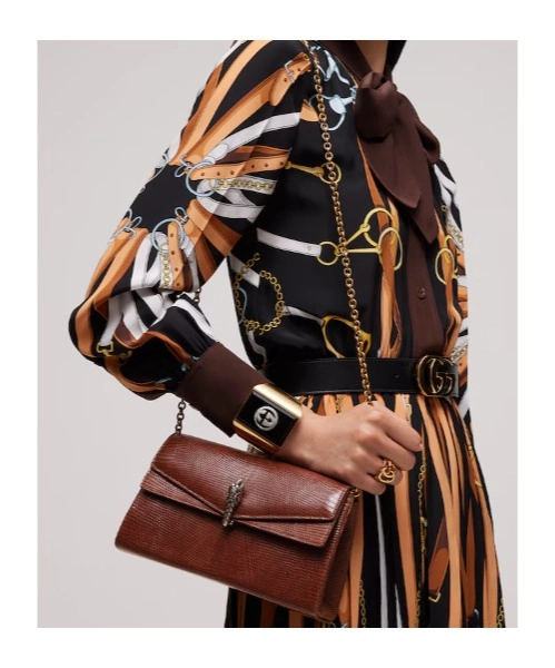 Gucci Dionysus Lizard Small Shoulder Bag