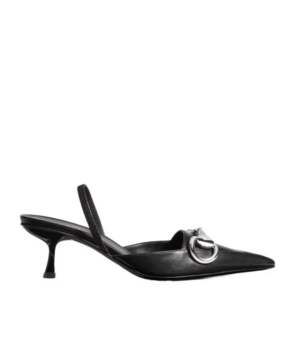 Gucci Boulevard Slingback Pumps - Black