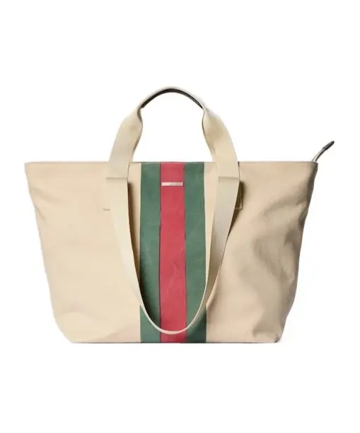 Gucci Positano Medium Tote Bag - Ivory