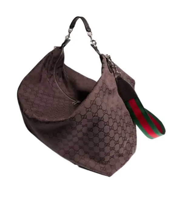 Gucci Brera Large Crossbody Bag - Dark Brown