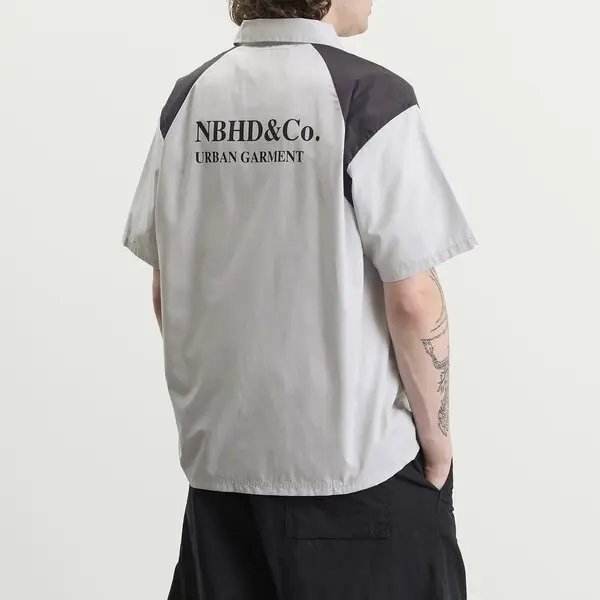 NEIGHBORHOOD Classic 2-tone Short Sleeve Work Shirt 2