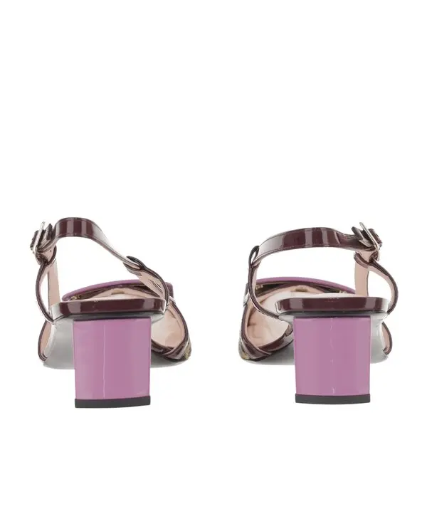 ROGER VIVIER Belle Vivier Slingback Pumps In Leather