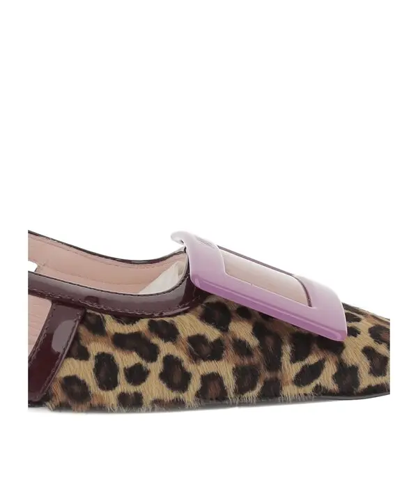 ROGER VIVIER Belle Vivier Slingback Pumps In Leather
