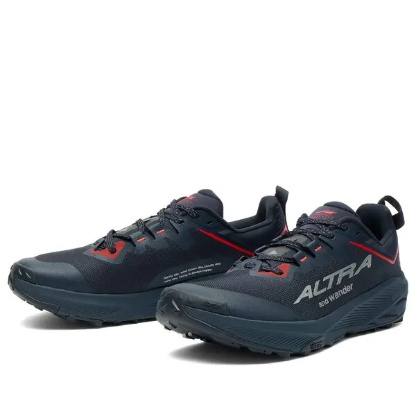AND WANDER X Altra Experience Wild 3+ Athletic Sneakers - Navy