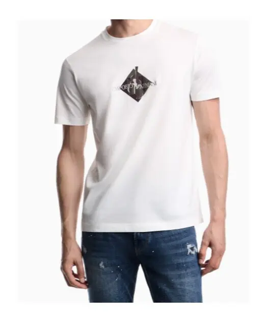 Emporio Armani Embroidered-logo T-shirt