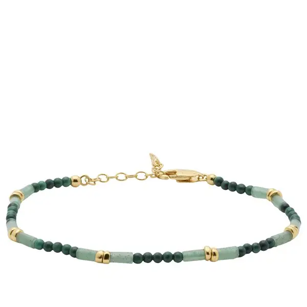 MISSOMA Beaded Gemstone Bracelet - Green