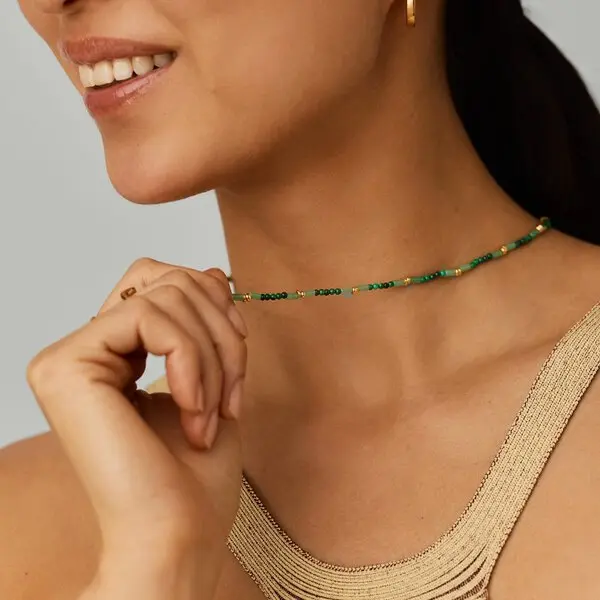 MISSOMA Beaded Gemstone Choker Necklace