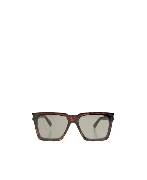 Saint Laurent Square Frame Sunglasses - Nude
